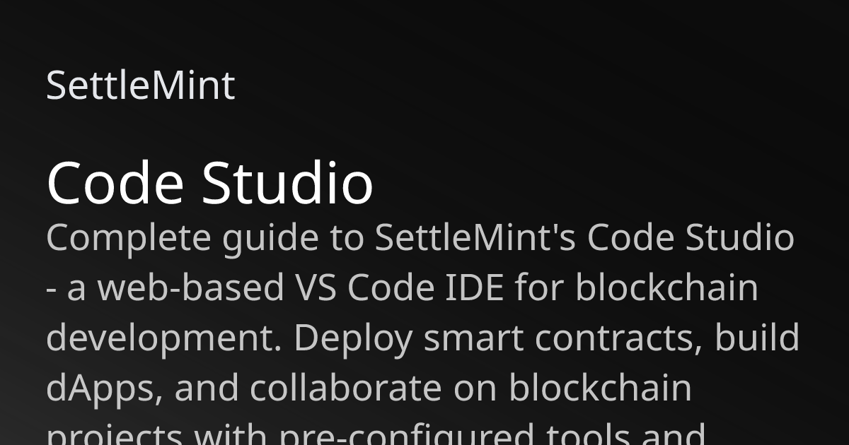 Code Studio