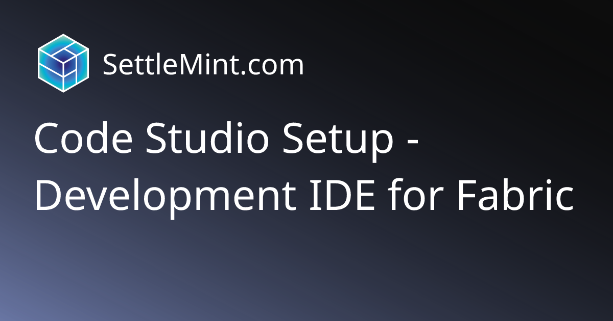 Code Studio Setup - Development IDE for Fabric