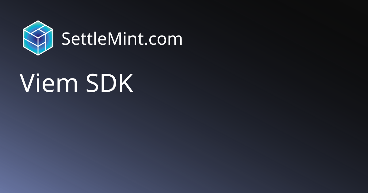 Viem SDK